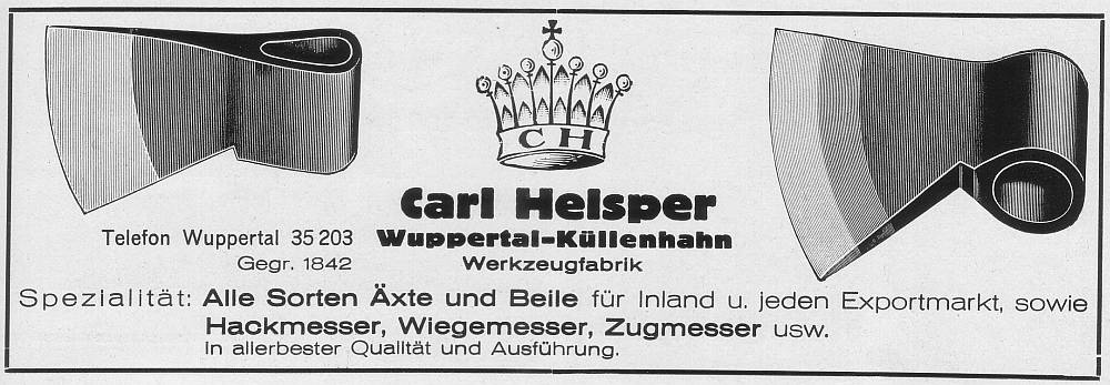 Deutsche Werkzeughersteller und -händler: Helsper, Wuppertal-Küllenhahn