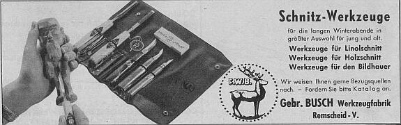 Deutsche Werkzeughersteller und -händler: Gebrüder Busch, Remscheid