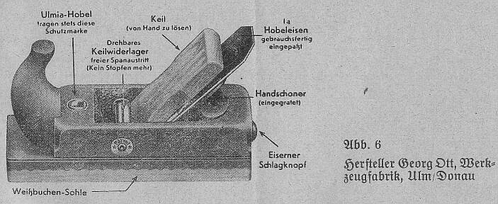 Holzbearbeitung mit Handwerkzeugen (Werkzeug: Der Hobel)